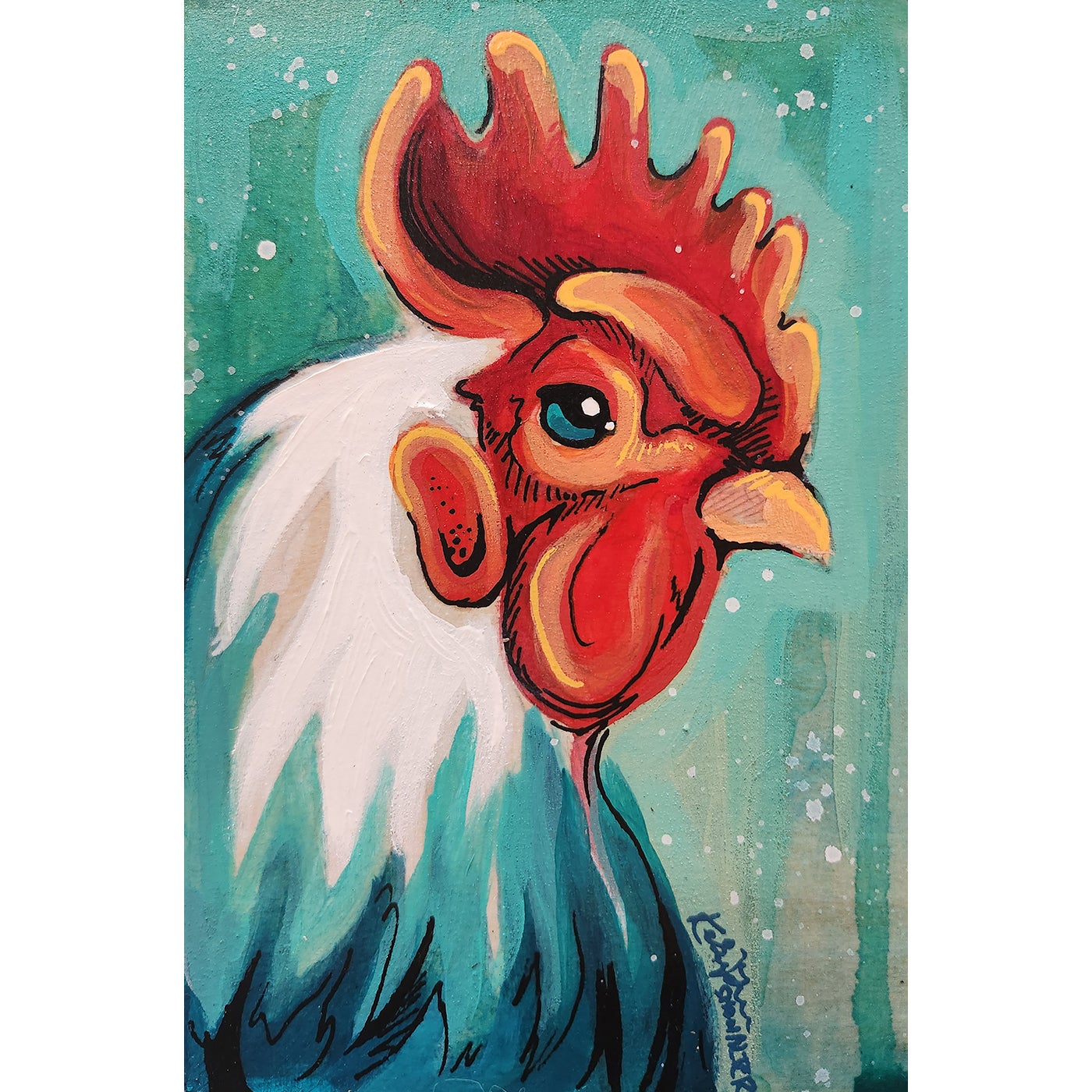 Mini Rooster | Kelsey Showalter Studios